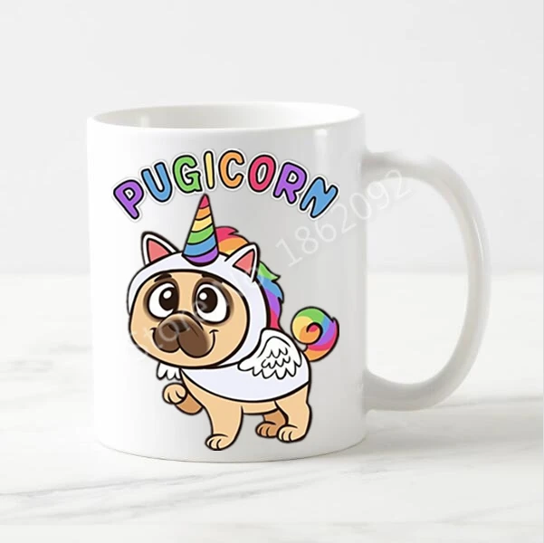 Assorted Pugicorn Mugs - Unicorn Core