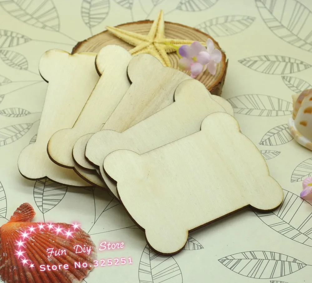 10pcs 6.5x7cm Wooden Wire-wrap Board Free Shipping - Buttons - AliExpress
