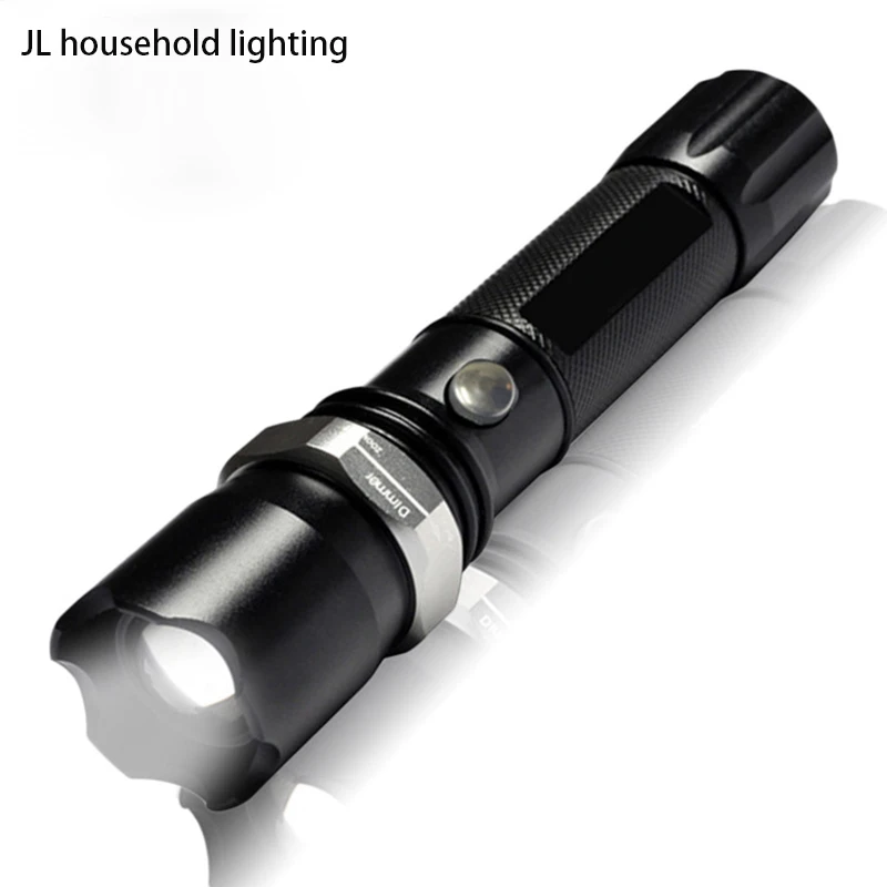 3 Modes Zoomable Q5 LED 18650 Flashlight Focus Torch Zoom Lamp Light ...