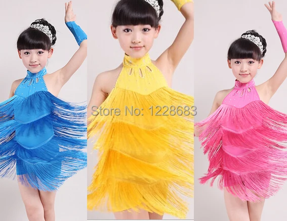 New-2020-Children-Kids-Blue-Yellow-Pink-Stage-Performance-Competition ...