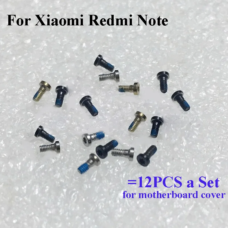 12pcs A Set Screw For Xiaomi Redmi Note Mainboard Motherboard Cover ...