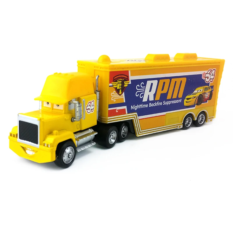 Disney Pixar Cars Mack Uncle No.64 RPM Racer's Truck Diecast Toy Car ...