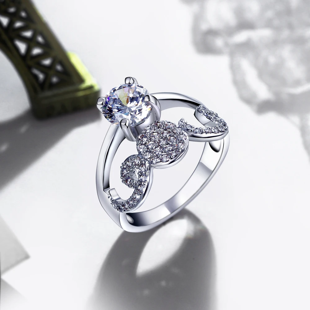 Aliexpress.com : Buy Fancy ring! Crown shape Beautiful AAA Zircon ...