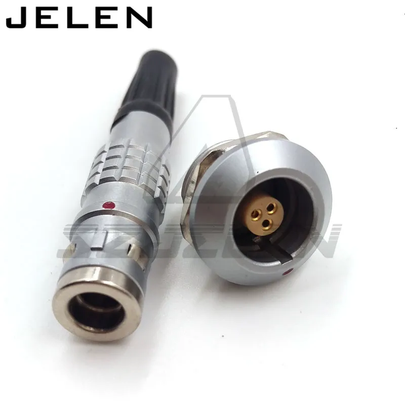 LEMO 0K 3pin waterproof connector IP68,PN:FGG/ EGG.0K.303,cable ...