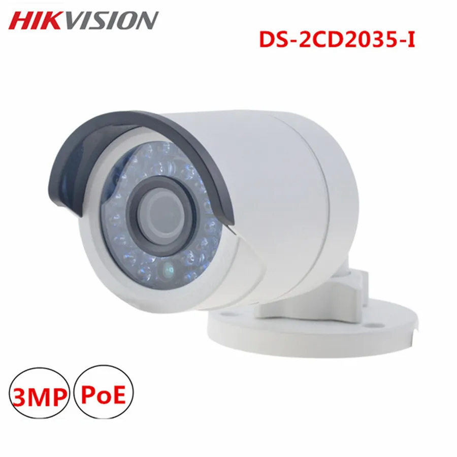 Hikvision 3mp Poe Ip Camera Ds-2cd2035-i Hd H.265 Infraed Ir Onvif Ip66 ...