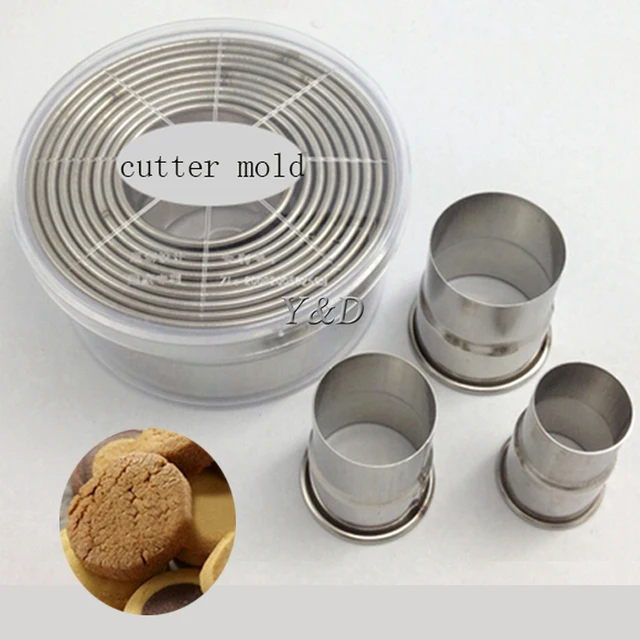 Aliexpress.com : Buy 12 pcs Stainless Steel Round Cutter Set Cutting ...