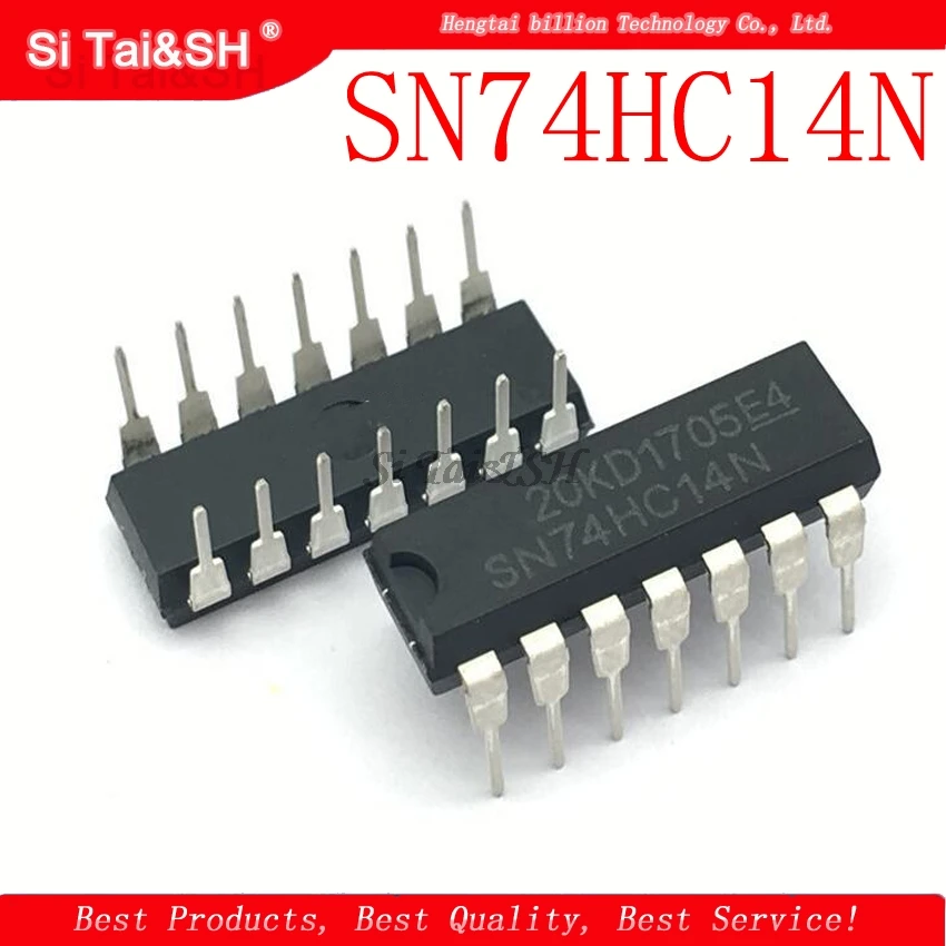10PCS SN74HC14N DIP 14 SN74HC14 DIP 74HC14N DIP14 74HC14 new and ...