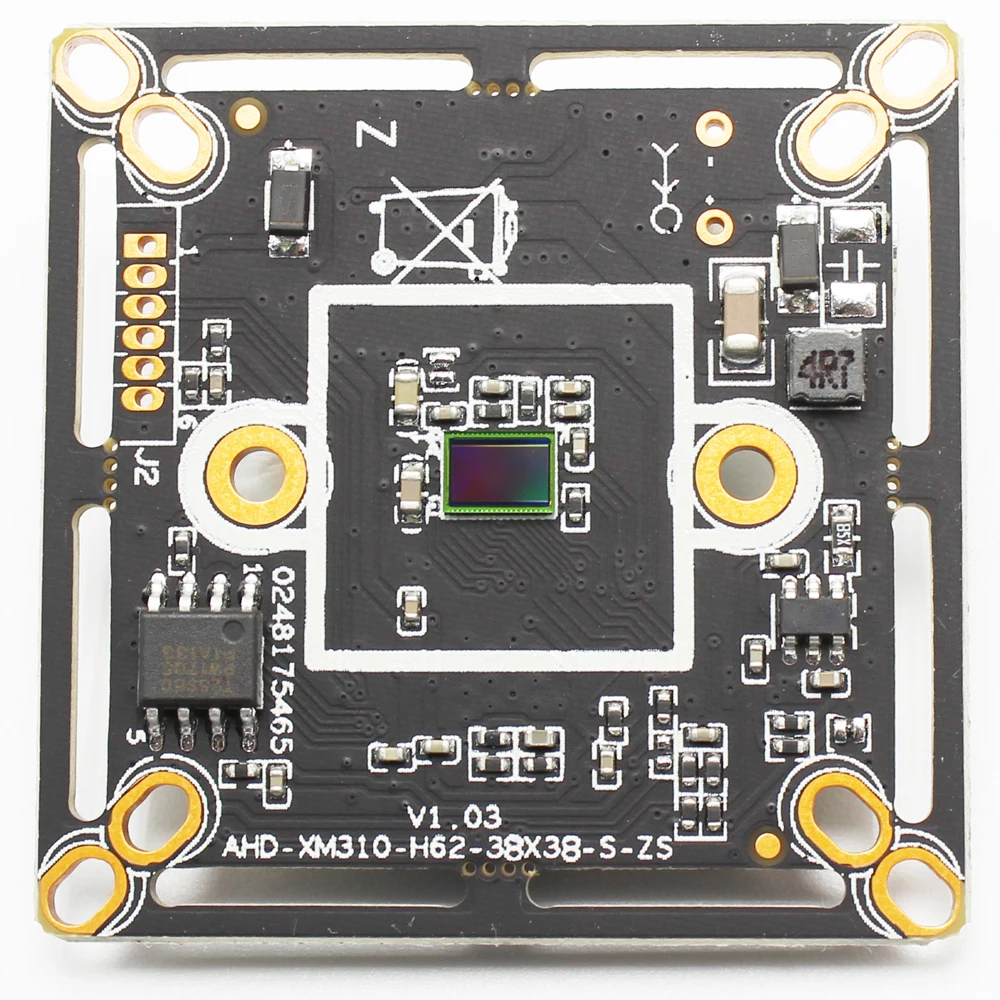 HD 2.0Megapixel CCTV Camera Module PCB 2000TVL AHD Camera Board 0.01lux ...