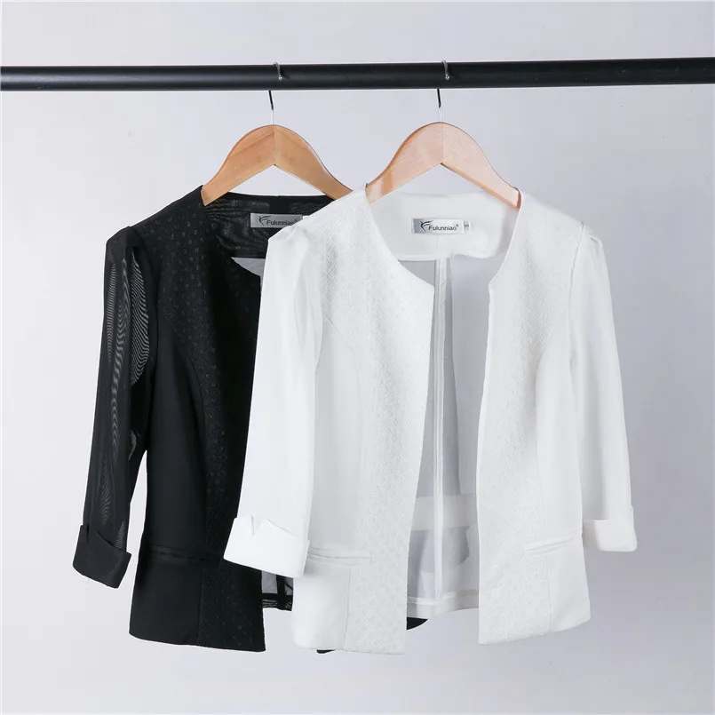 2017 Blazer Mulheres casacos femininos casacos Básicos mulheres blazer ...