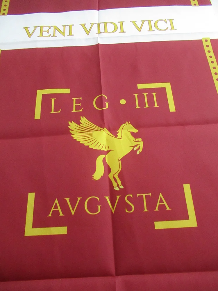 New Caesar Rome empire SPQR Infantry Legions War Banner Home Decor Flag ...