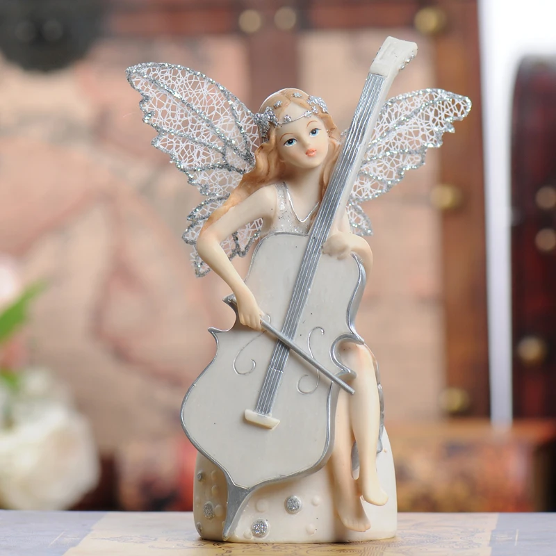 Fairy Girls Musical Instruments Angels Cello Guitars Flowers Celestial ...