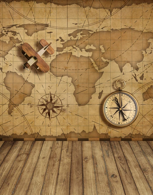 Old World Map Background