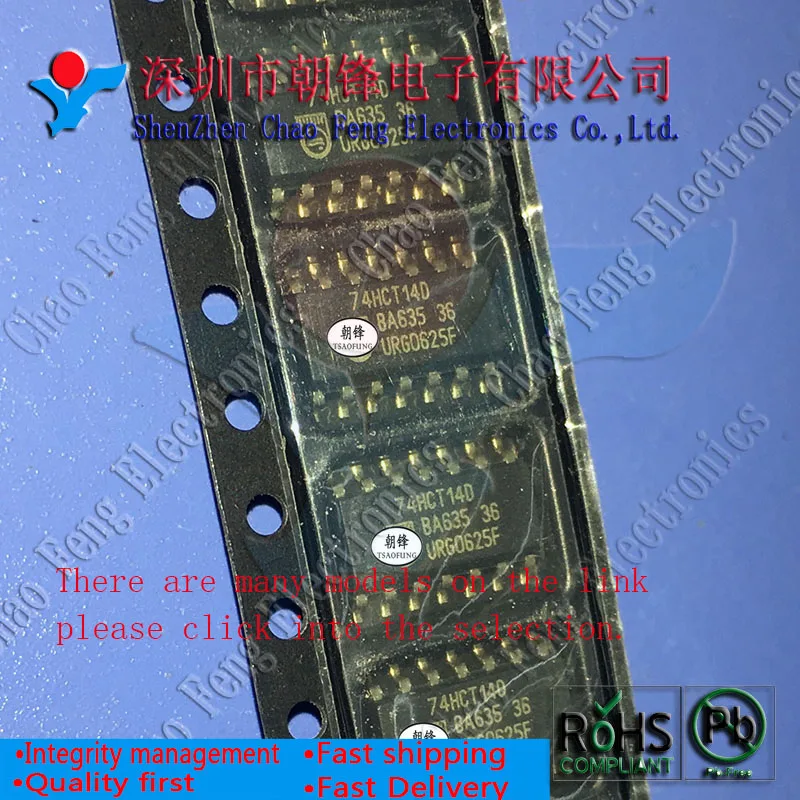 50pcs 74hct14d 74hct14 Sop14 Tsal6100 940nm 5mm 1smb5936bt3g 1smb5936 ...