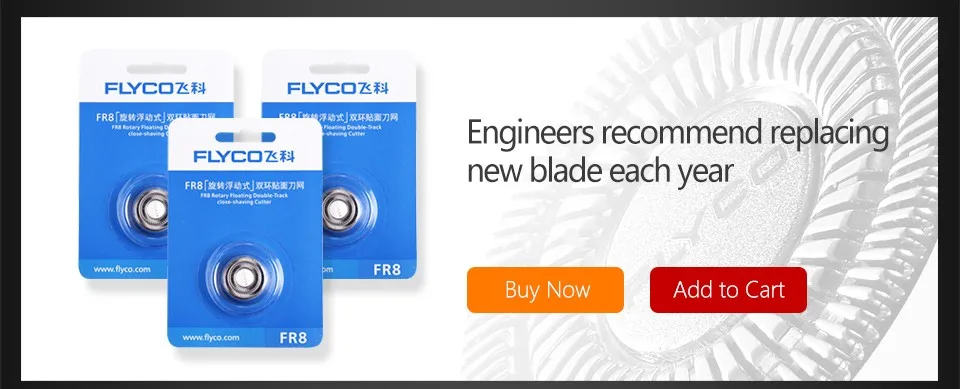 Flyco Shaver Washed Intelligent 3d Shaving Rechargeable Electric Beard ...