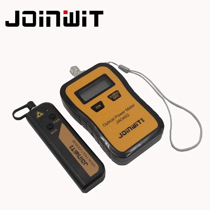 JoinWit JW3402C Mini OPM Fiber Optic Power Meter 50~+26dBm and JW3105N ...
