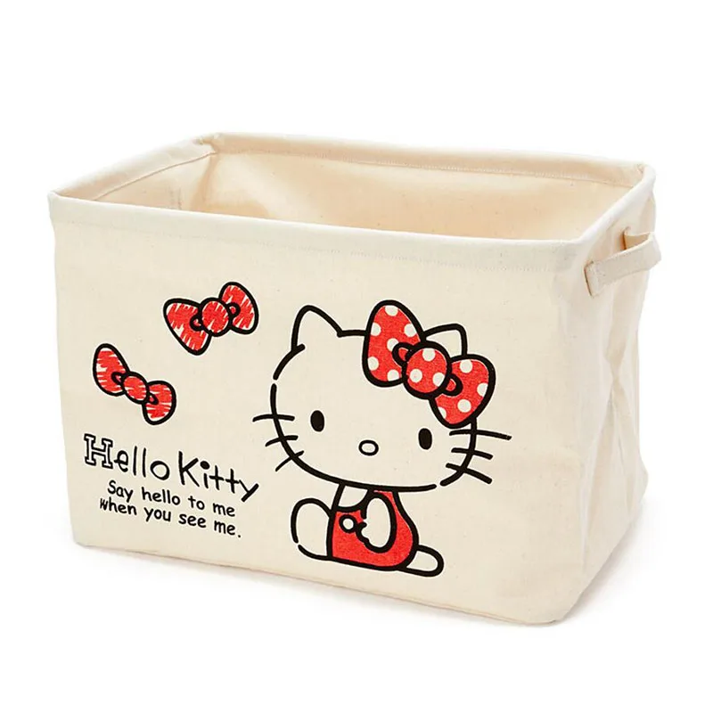 Hello Kitty Cartoon Design Foldable Waterproof Storage Hamper ...