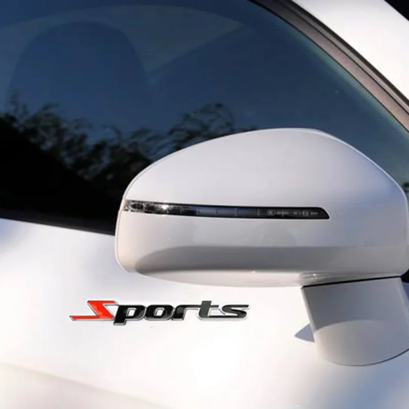 Sport Version Metal Car Sticker Labeling Sports Word letter 3D Chrome ...