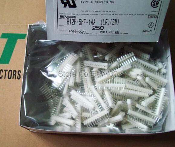 B12P SHF 1AA (LF) (SN) CONN HEADER 12POS 2.5มิลลิเมตรเรือนขั้วเชื่อมต่อ100%ชิ้นส่วนใหม่และเป็น ...