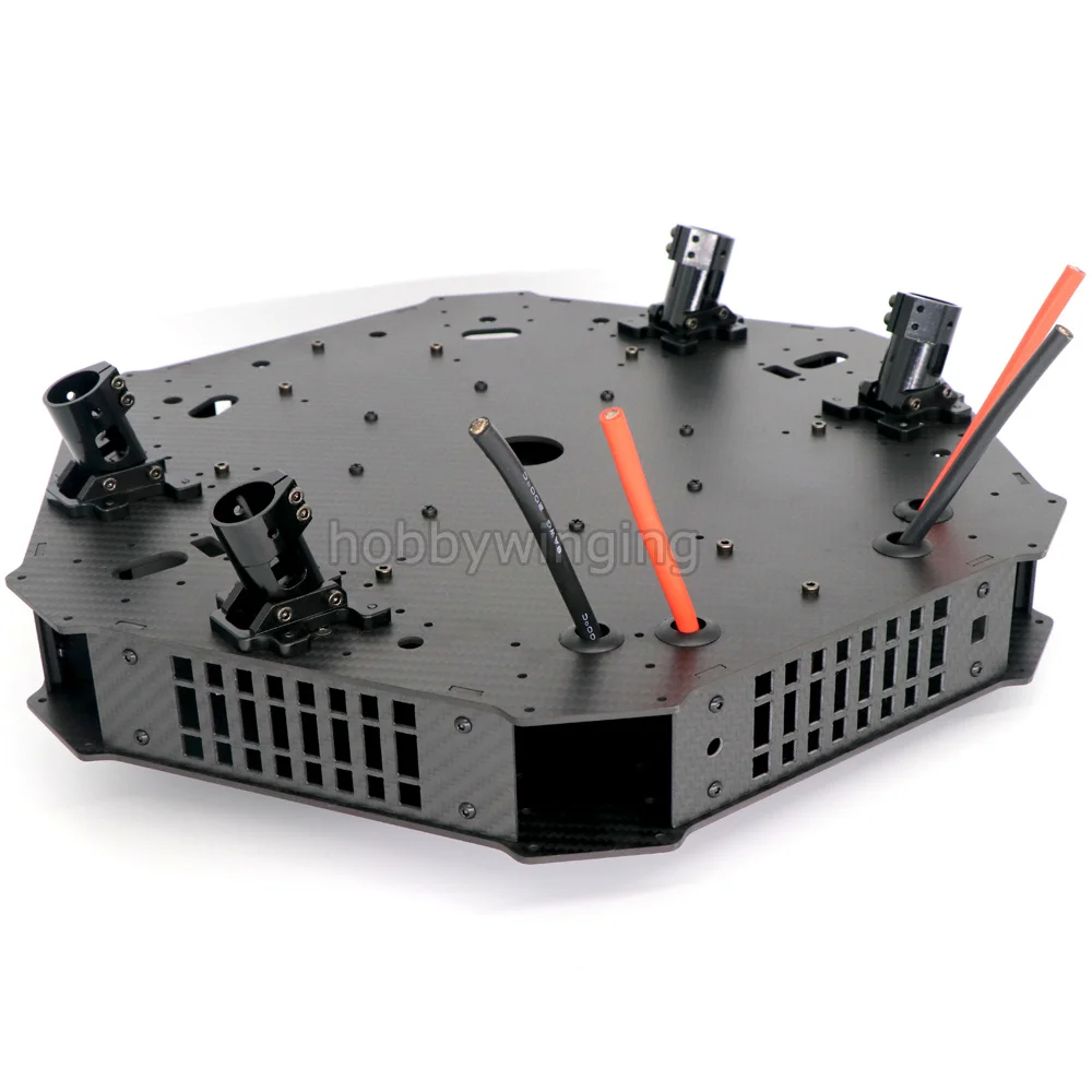 Agriculture drone Hexacopter Main Center Plate for 30mm arm w/ Canopy ...