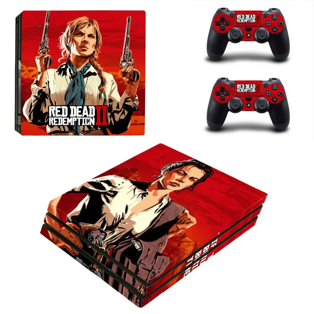 Red Dead Redemption 2 Skin Sticker for PS4 Pro Vinyl Decal ...