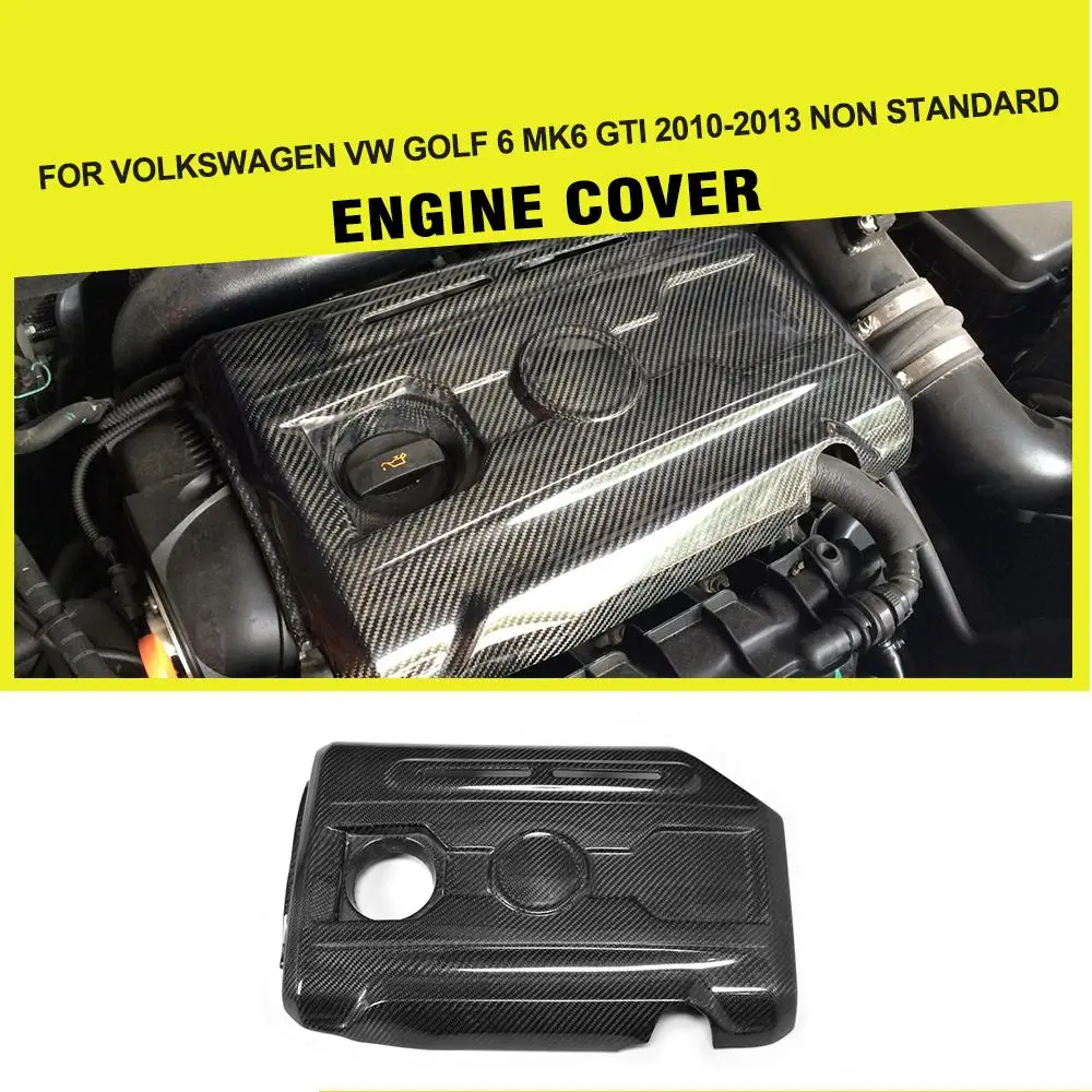 Carbon Fiber Engine Bonnet Cover for Volkswagen VW Golf VI MK6 GTI 2010 ...