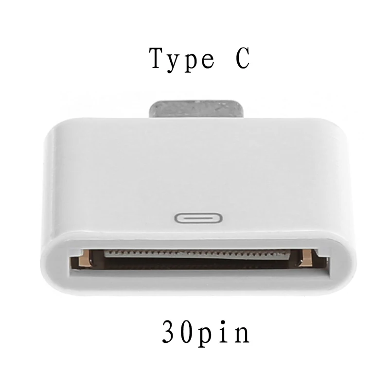 30 Pin Female To Usb 31 Type C Male Data Charger Converter Adapter Connector On