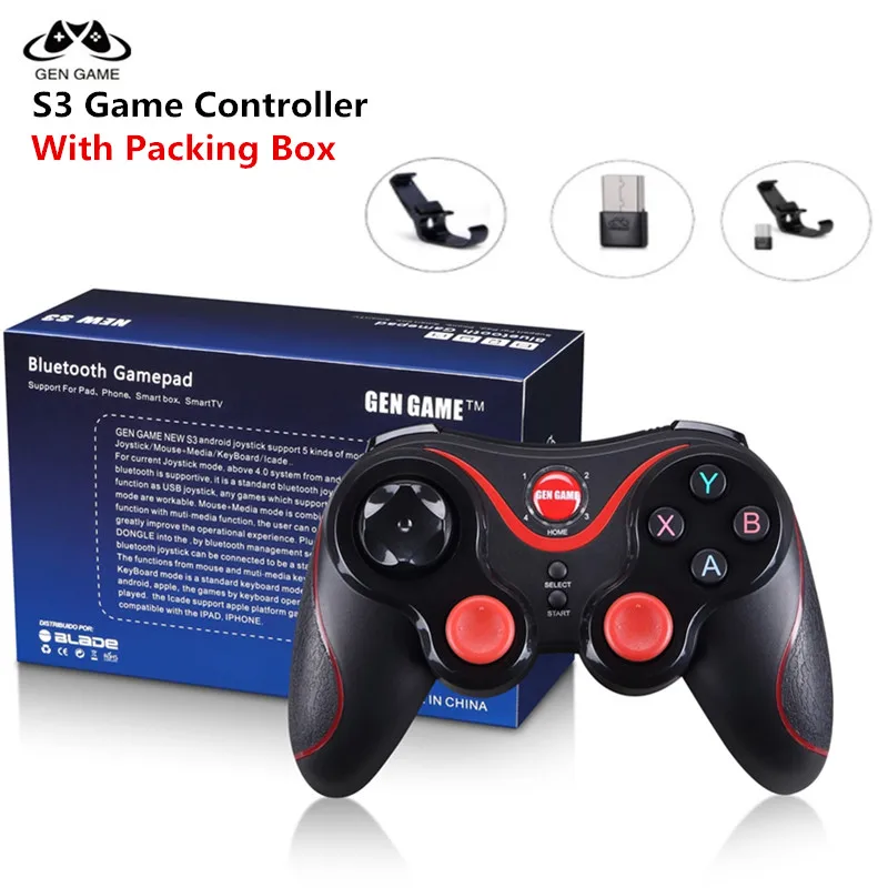 Gen Game S3 Wireless Gamepad Wireless Bluetooth 3.0 Game Controller ...
