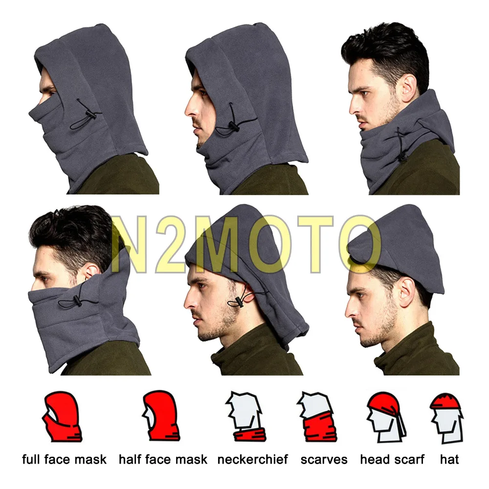Black-Warmer-Outdoor-Half-Face-Mask-Neckerchief-Scarves-Hat-Polar ...