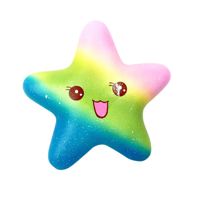 Exquisite Fun Galaxy Star fish Scented Squishy Charm Slow Rising 13cm ...