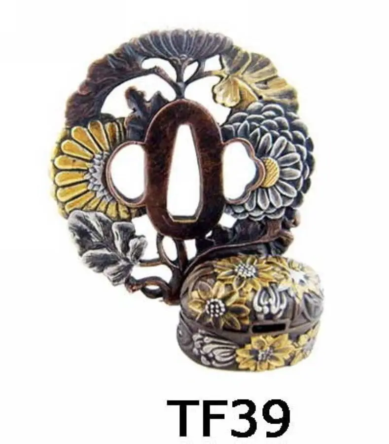 New Beautiful Fitting Hollow Engraving Flower Guard Tsuba For Japanese ...