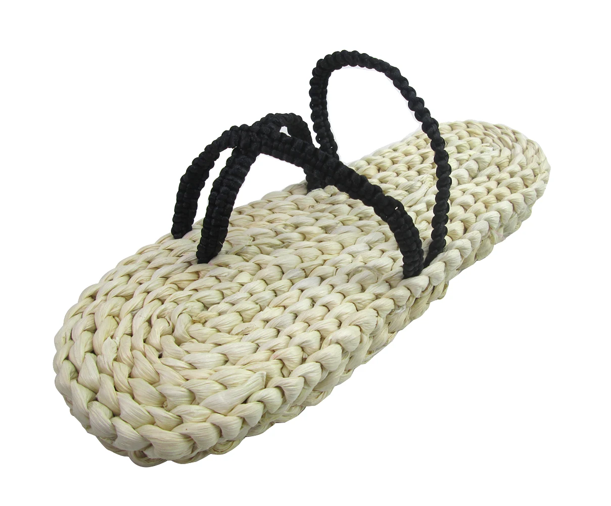 brdwn One Piece Monkey D Luffy Cosplay shoes straw sandals Slippers-in ...