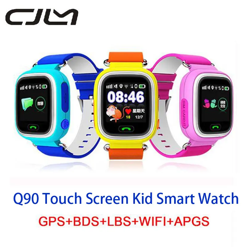Q90 Smartwatch GPS reloj inteligente para niños bebé impermeable ...