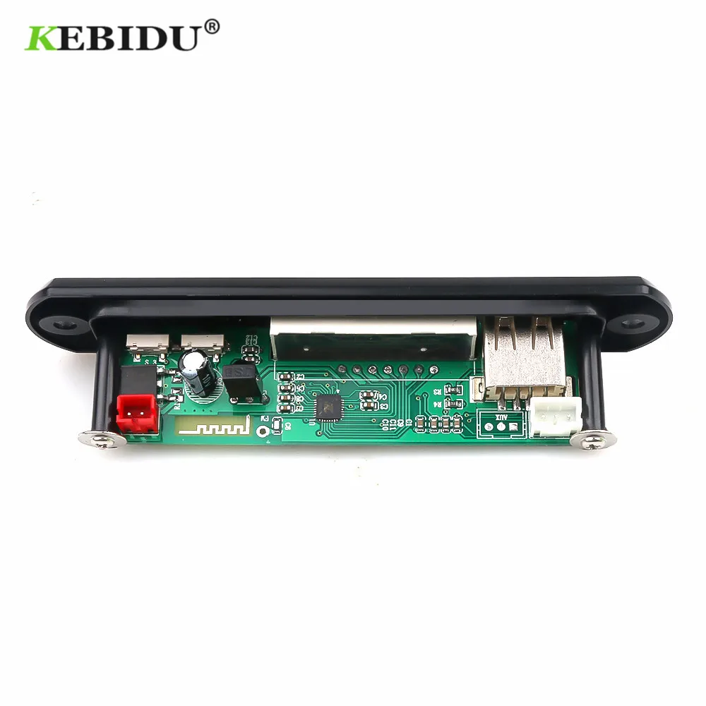 KEBIDU 5V 12V Car Bluetooth MP3 WMA USB/SD/FM/AUX Decoder Board Plate ...