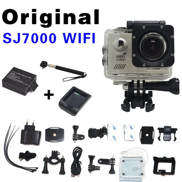 Original Wifi Sport Camera GO 30m pro Waterproof Full Hd 1080P 30fps ...