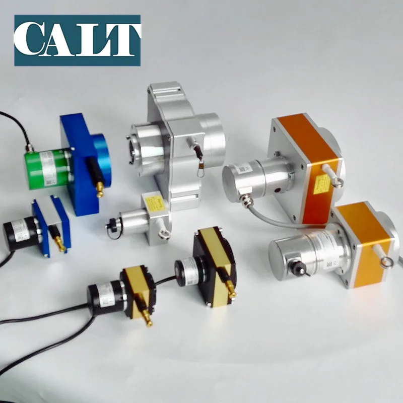 Low Cost Draw Wire Displacement Potentiometer Length Measuring Sensor Stoke 4000mm Displacement