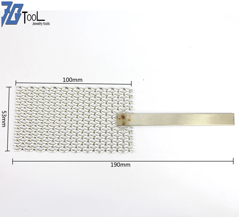 5 X 10cm Good Quality Mesh Platinized Titanium With Handle Anode ...
