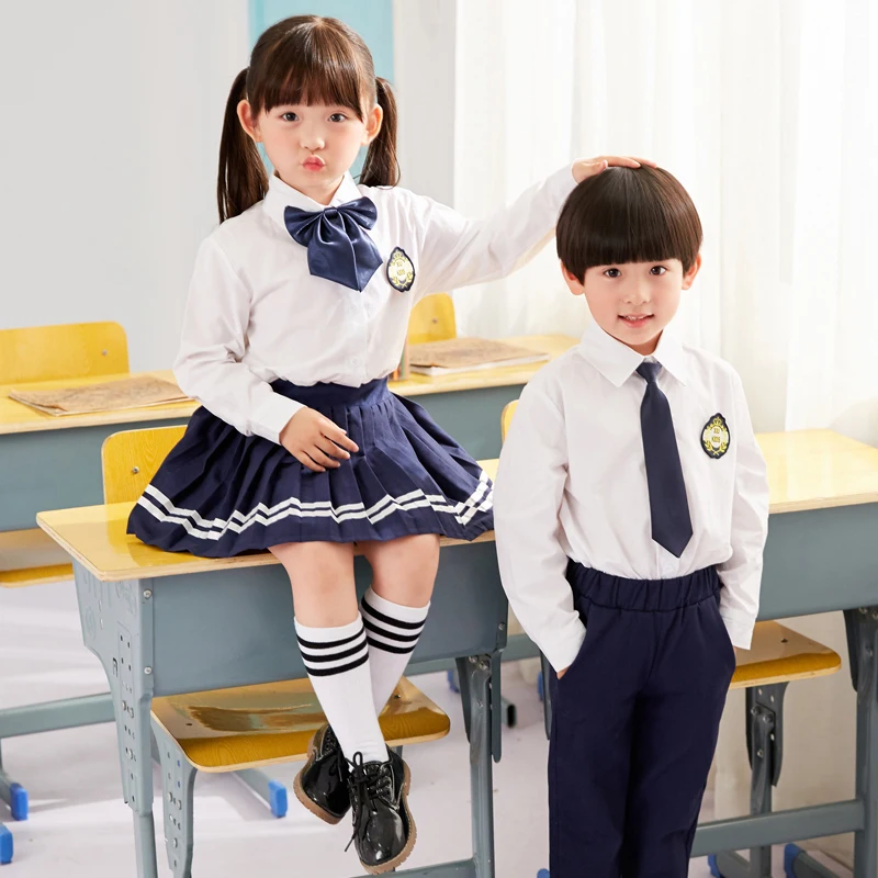 Boys & Girls School Uniform Suit Spring Fall Children's Kindergarten ...