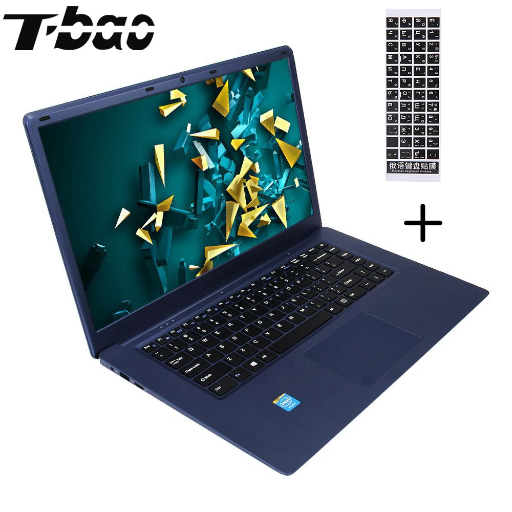 4GB+64GB Tbook R8 15.6 inch Windows 10 Laptops DDR3L EMMC Storage Intel ...