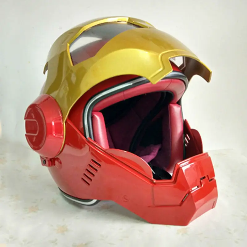 Casque Iron Man Motorcycle Helmet Red Fanmerch