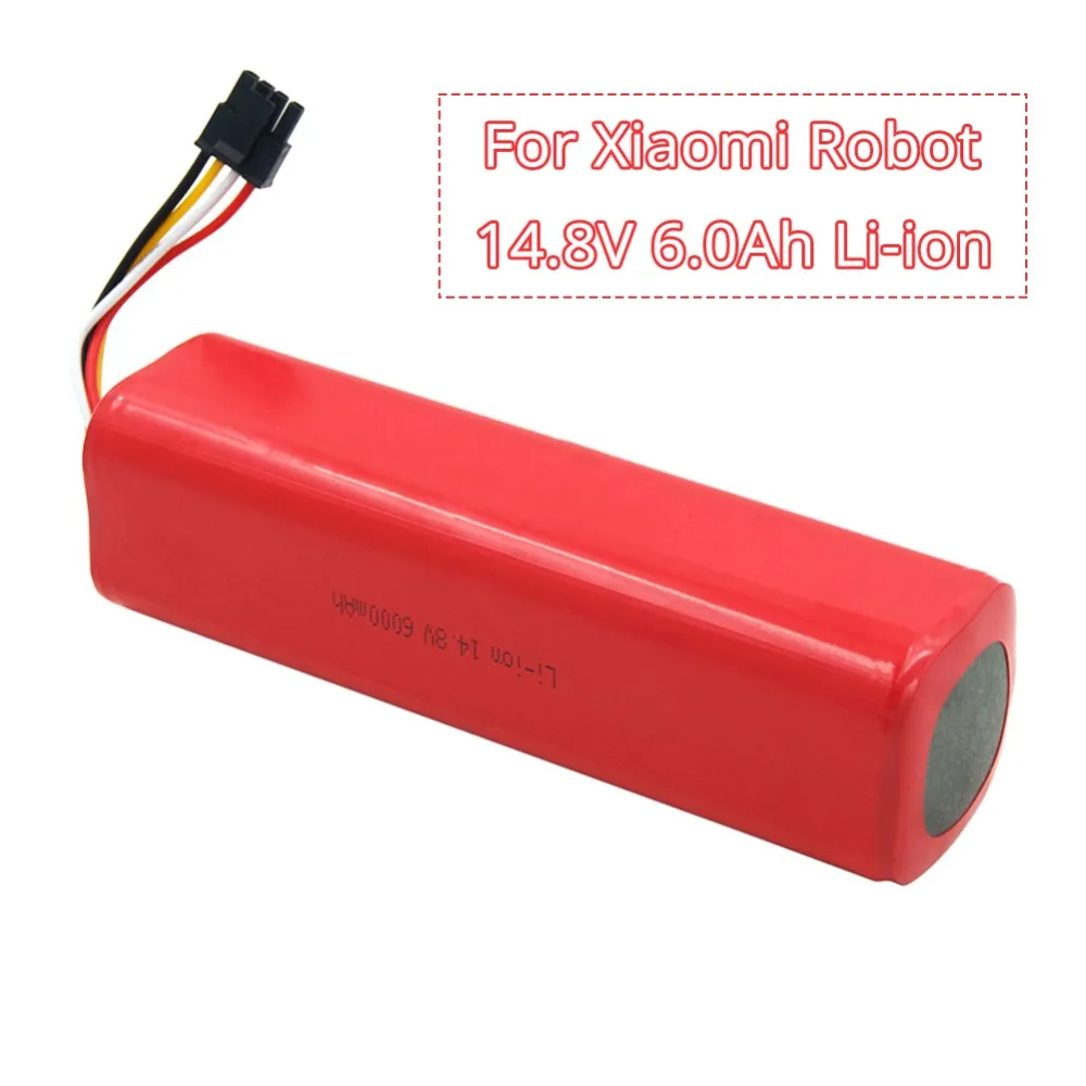 Vacuum Cleaner Replacement Batteries 14.8V 6000mAh Lithium for Xiao mi ...
