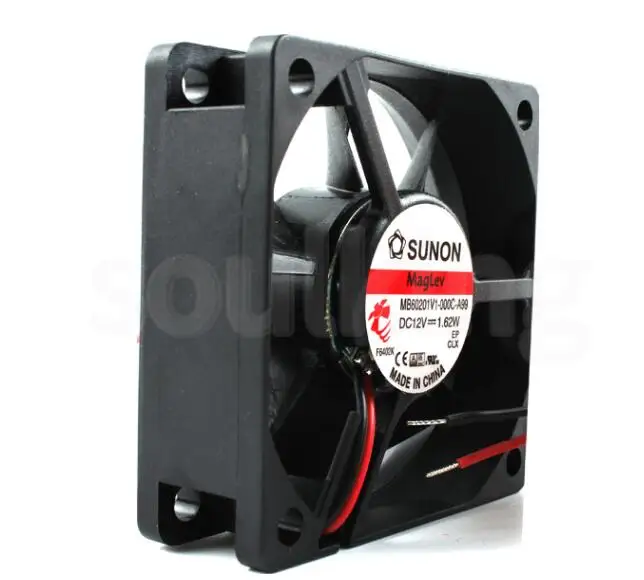 Original MB60201V1-000C-A99 6020 12V 1.62W Two-wire Maglev Fan - Uranful.com