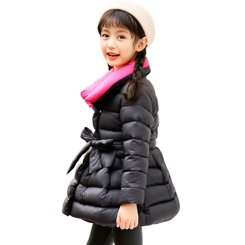 little teenage girls coats and jackets with belt padded 2017 autumn ...