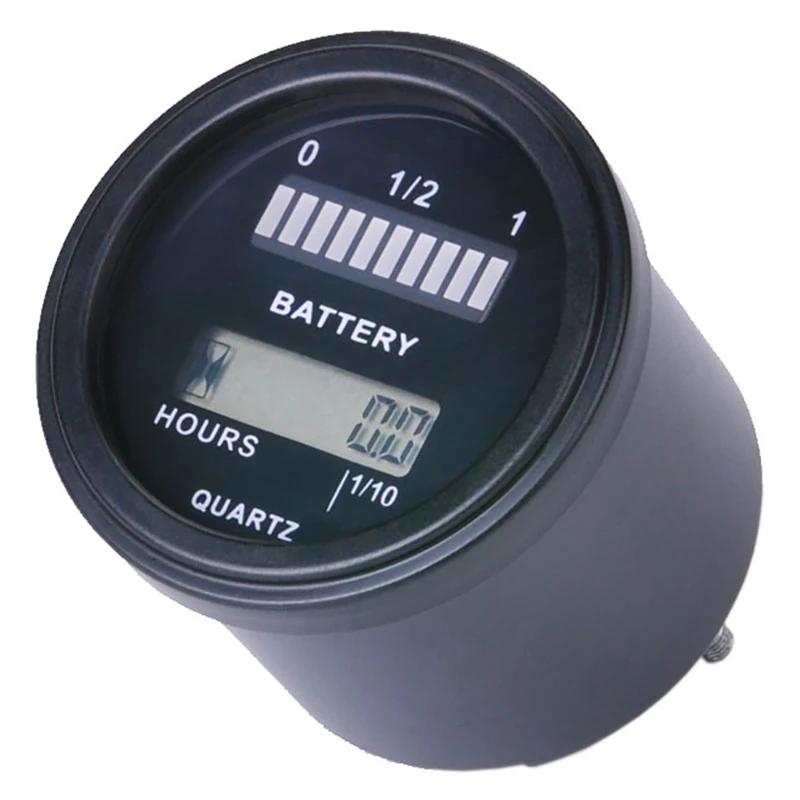 Rl-Bi011 Battery Gauge Agm Gel Volt Meter Battery Indicator With Hour ...