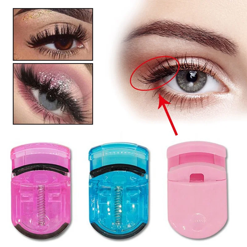 1pc Mini Eyelash Curler Plastic Portable Eye Lash Curler Natural Lashes