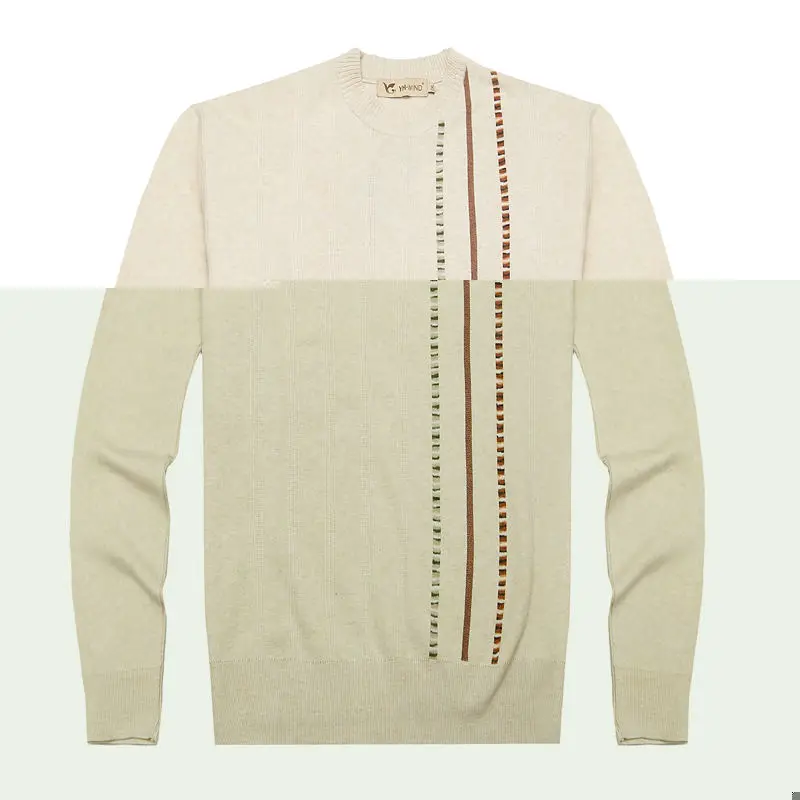 Mens beige sweater with 3 color stripes|mens cashmere hooded sweater ...