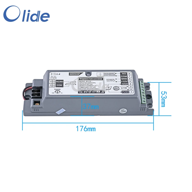 Automatic Door Access Power Supply Controller,DC 12V/3A Power ...