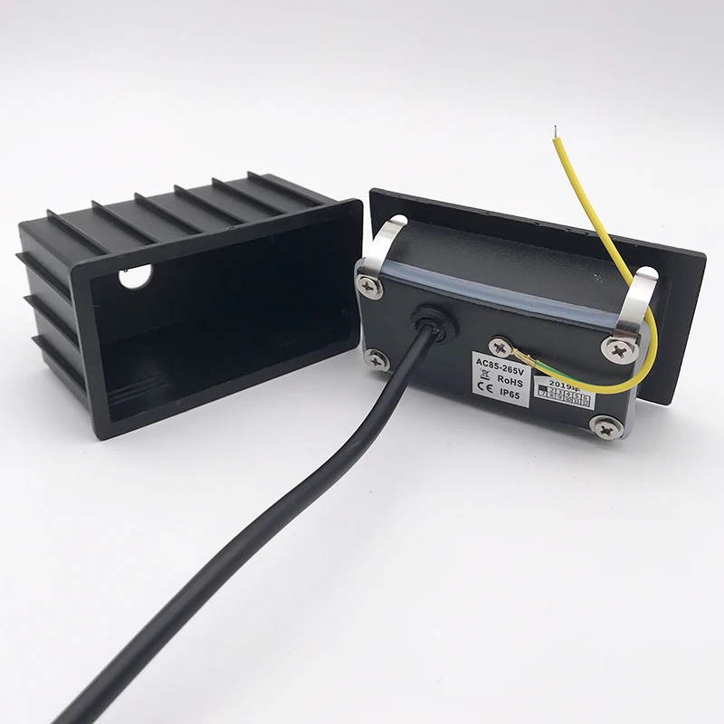 2W Outdoor Led Step Light IP65 Aluminum Embedded Staircase Corner Lamp ...