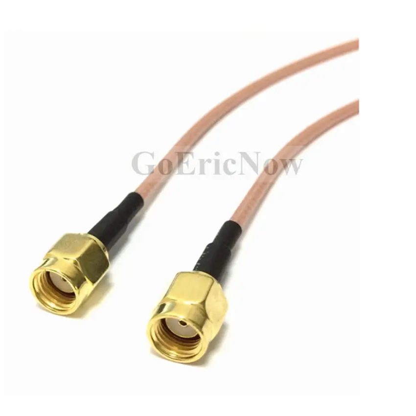 2pcs RF Connector SMA/RP SMA Male to Mlae WiFi WAN Router 3M RG316 Wi ...