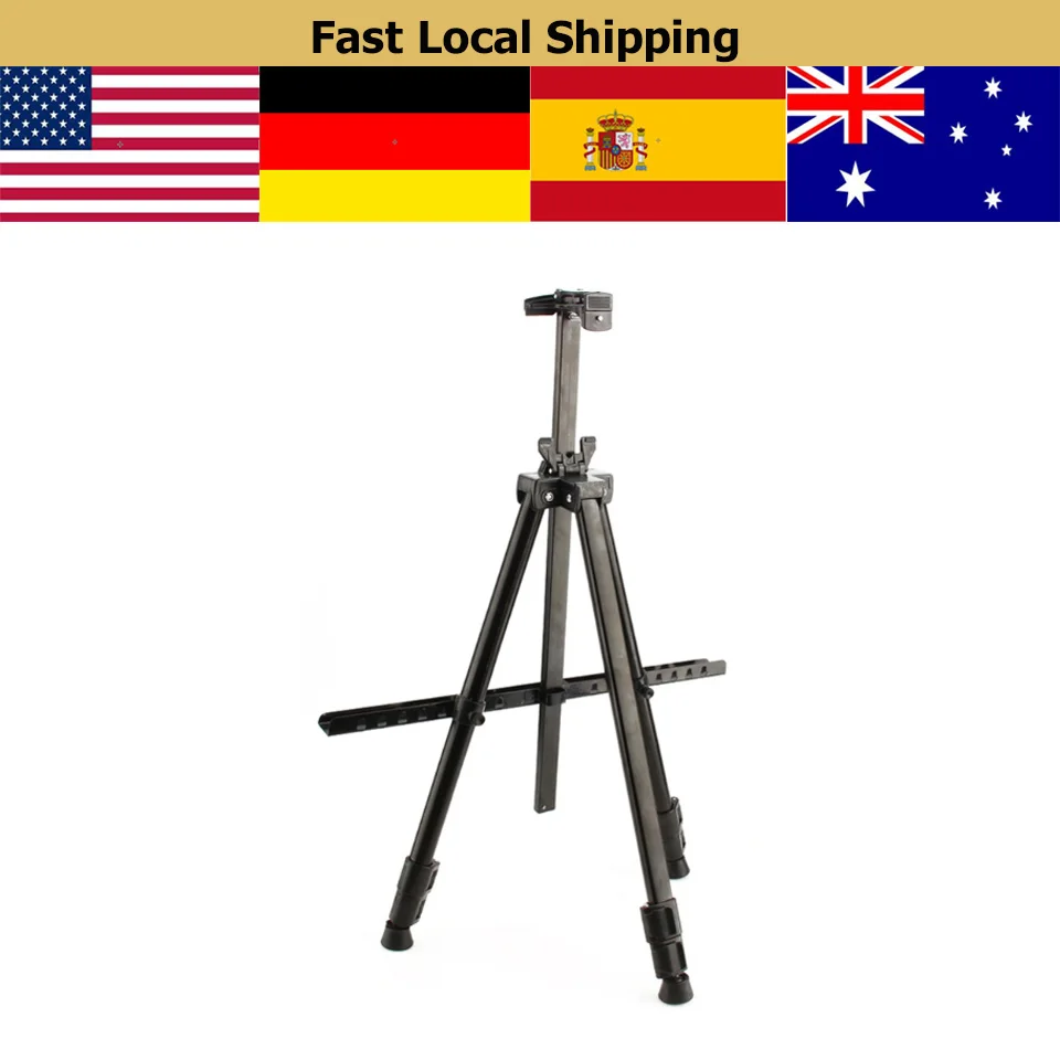 Folding Artist Painting Easel Adjustable Art Tripod Easel Painting ...