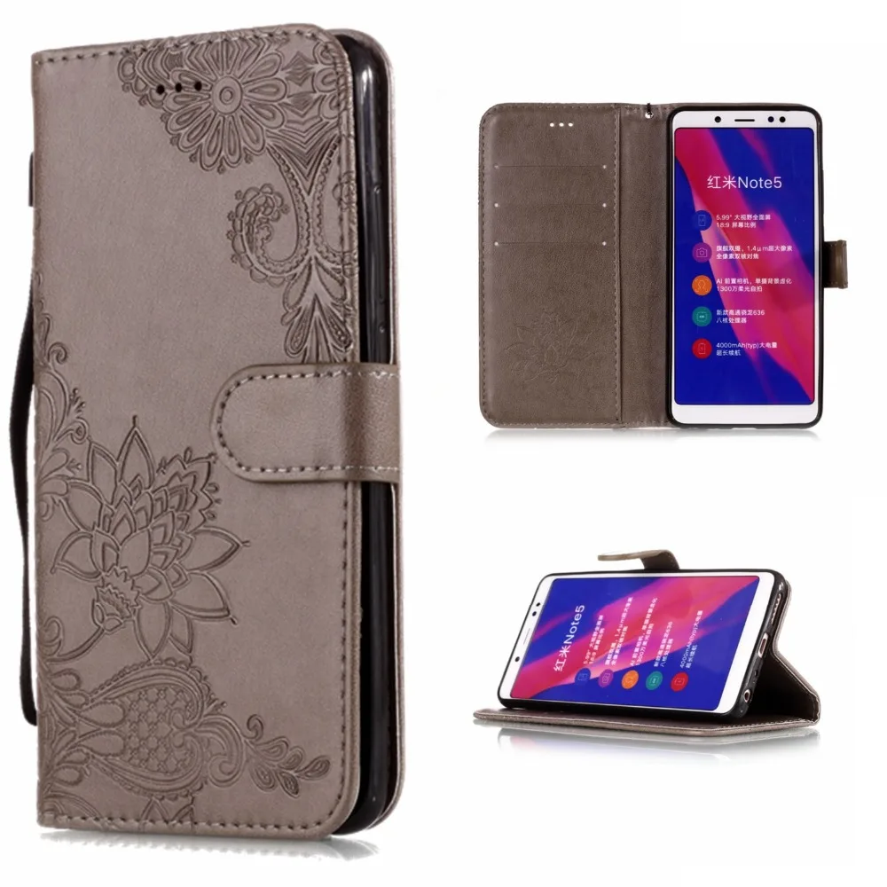 for Xiaomi Redmi Note 4 Case Luxury Dirt Resistant PU Leather Flip ...